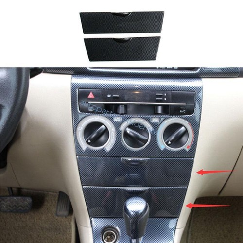 2003-2008 Toyota Corolla Carbon Fiber Grain Middle Console Storage Box ...