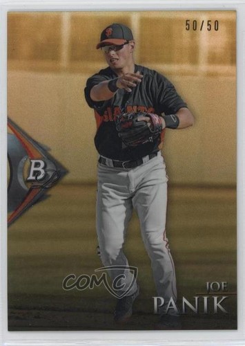 2014 Bowman Platinum - Chrome Prospects Gold #BPCP88 Joe Panik /50 (RC ...