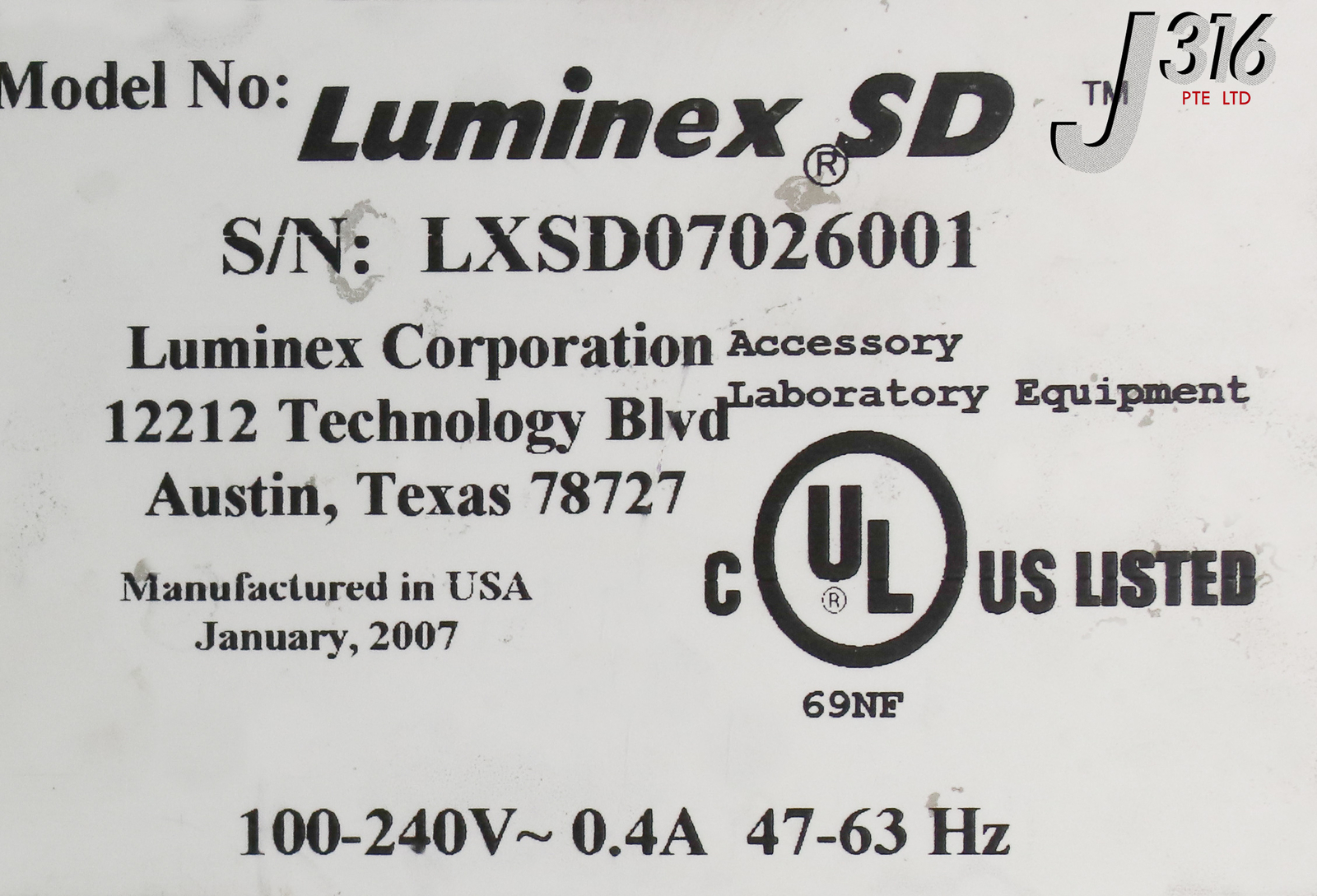 17140 LUMINEX QIAGEN ELEMENTAL ANALYZER W/LUMINEX SD & LUMINEX XYP ...