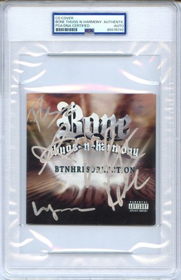 Bone Thugs-N-Harmony Signed Autographed CD Cover "BTNHResurrection" PSA ...