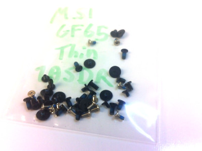 MSI GF65 Thin 10SDR Genuine Internal Screws - Repair includs Heatsink ...