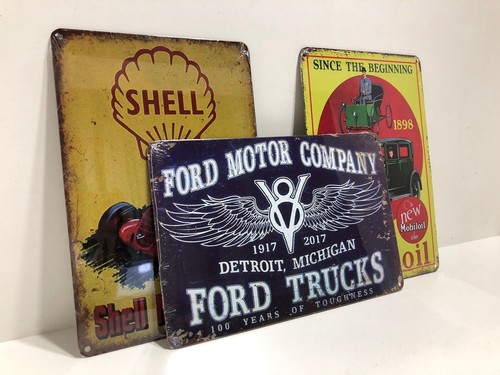 3 Pack - Assorted Metal Signs - 20cm x 30cm | eBay