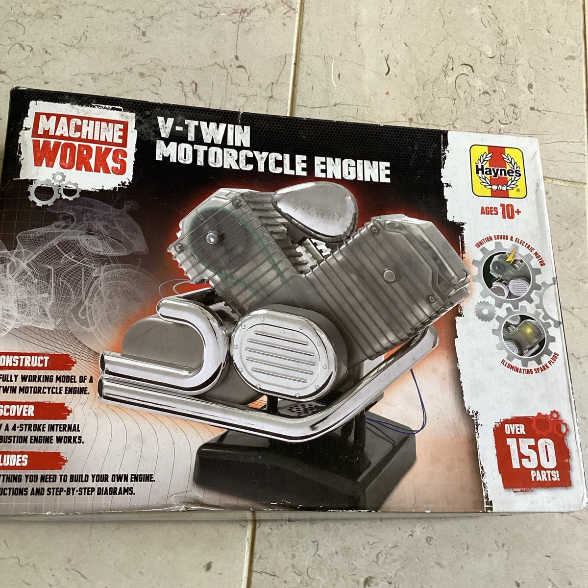Model Motorcycle Engines Kawasaki H2 R Ninja Grey 1:12 Motorbike