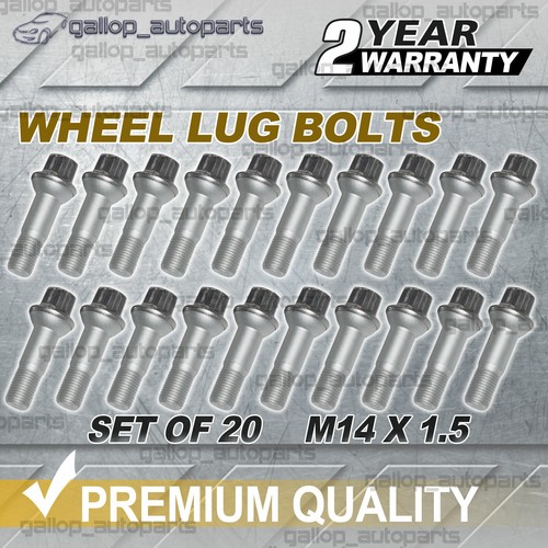 20x Stainless Wheel Lug Bolts Nuts for Mercedes ML350 S500 GLK350 S550 ...