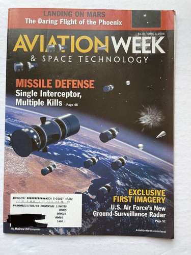 Aviation Week & Space Technology June 2, 2008 | eBay