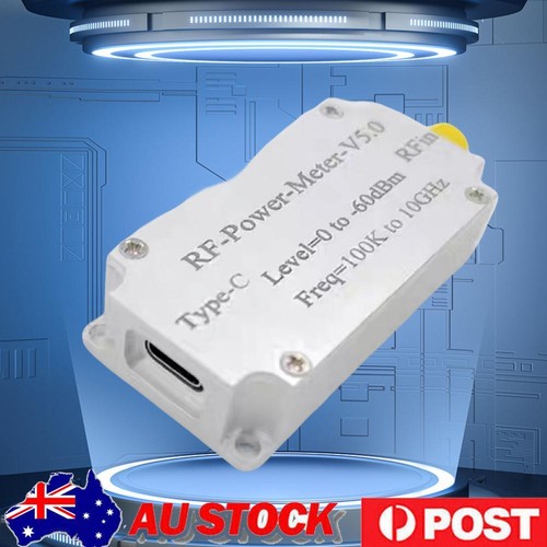 USB Communication USB RF Power Meter Tester 100K-10GHZ Frequency Power ...
