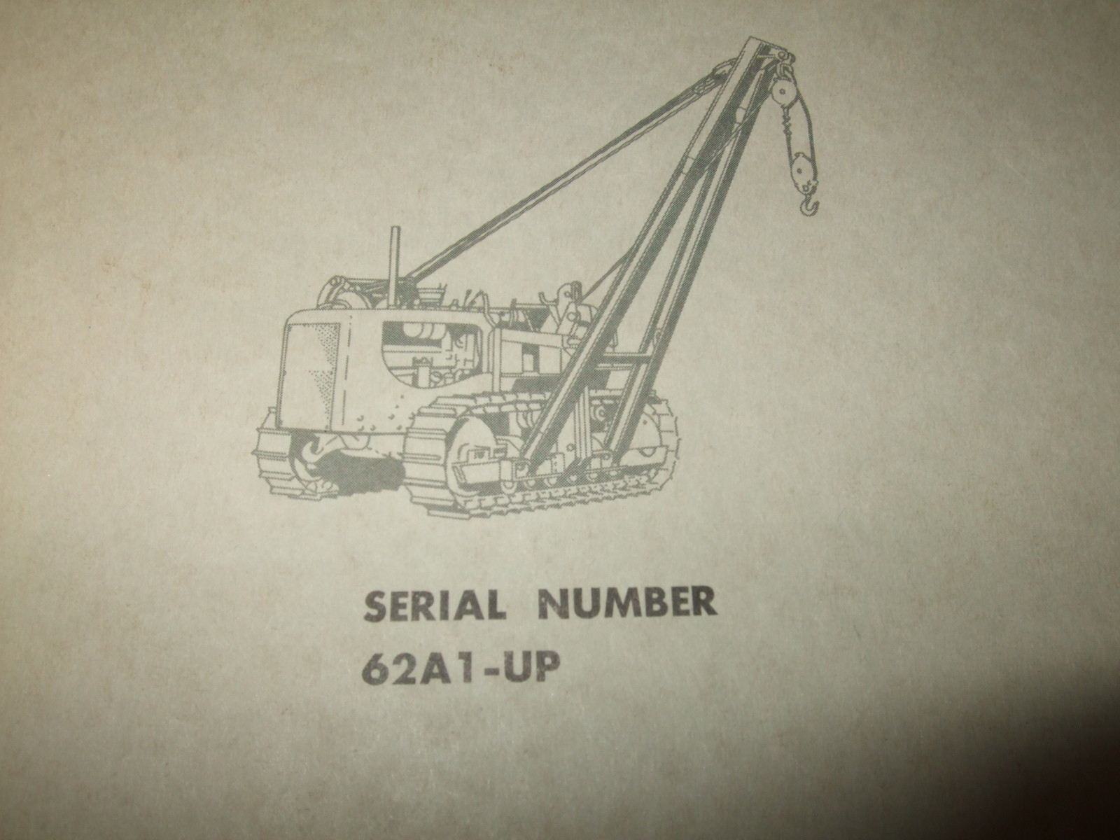 Cat Caterpillar 561 Pipelayer Opération & Maintenance Manuel S/N 62A1 ...