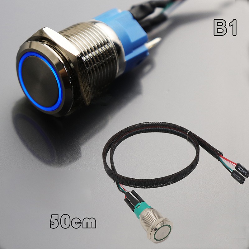 PC Host Start Power SW Button Switch Computer Reset SW Button Switch ...