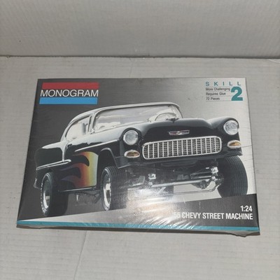Monogram 55 Chevy Street Machine Car Model Kit | eBay