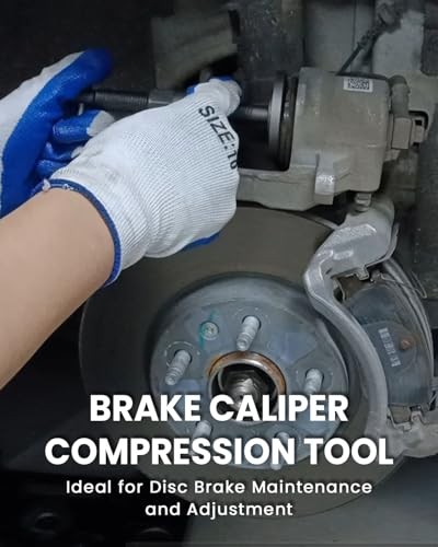 Brake Caliper Tool Heavy Duty Brake Caliper Compression Tool Red 24pc ...