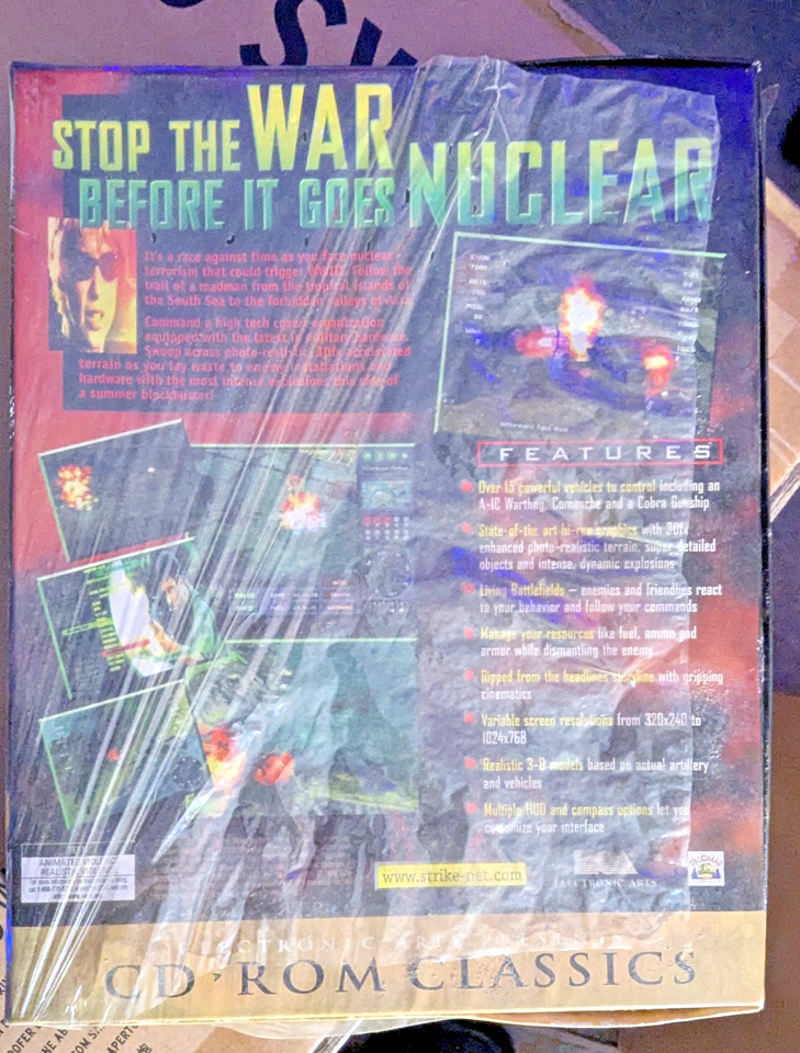 Nuclear Strike by Electronic Arts-Big Box Retail Version-New Open Box ...
