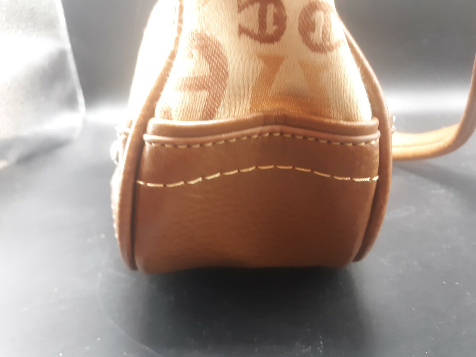 Etienne Aigner Signature Logo Canvas & Leather Brown … - Gem