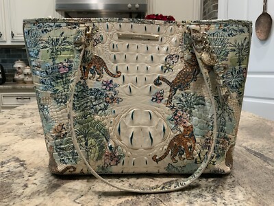 BRAHMIN Medium Asher Tote Ombre Melbourne + Dust Bag & Registration ...
