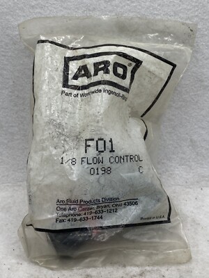 ARO F01, Flow Control, 1/8 0198 C New In Package | eBay