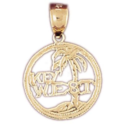 Key West Charm Pendant 14k Gold | eBay