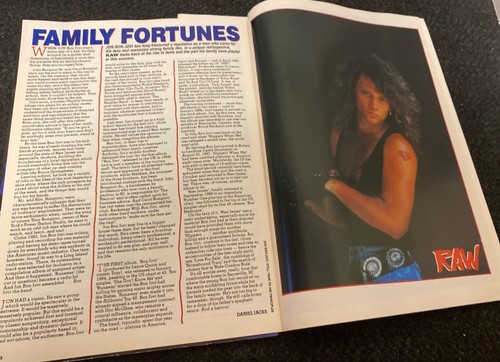 Raw Magazine #7 (Dec 1988) ZZ Top, Bon Jovi, Ratt & Raw Magazine #8 ...