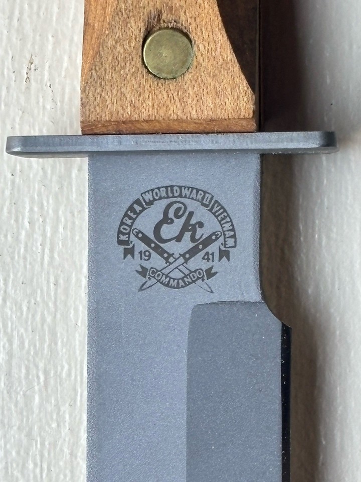 Vintage US EK Commando Fighting Knife New In The Box w/ Sheath And ...
