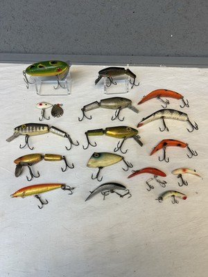 16 VTG Fishing Lures/L &S Mirro Lure/Frantic Antic/Little George/Lazy ...