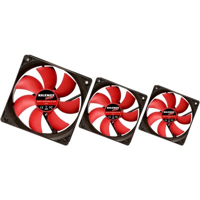 Lüfter, XILENCE Performance C Case, 80x80x25mm, (Red Wing), XPF80.R ...
