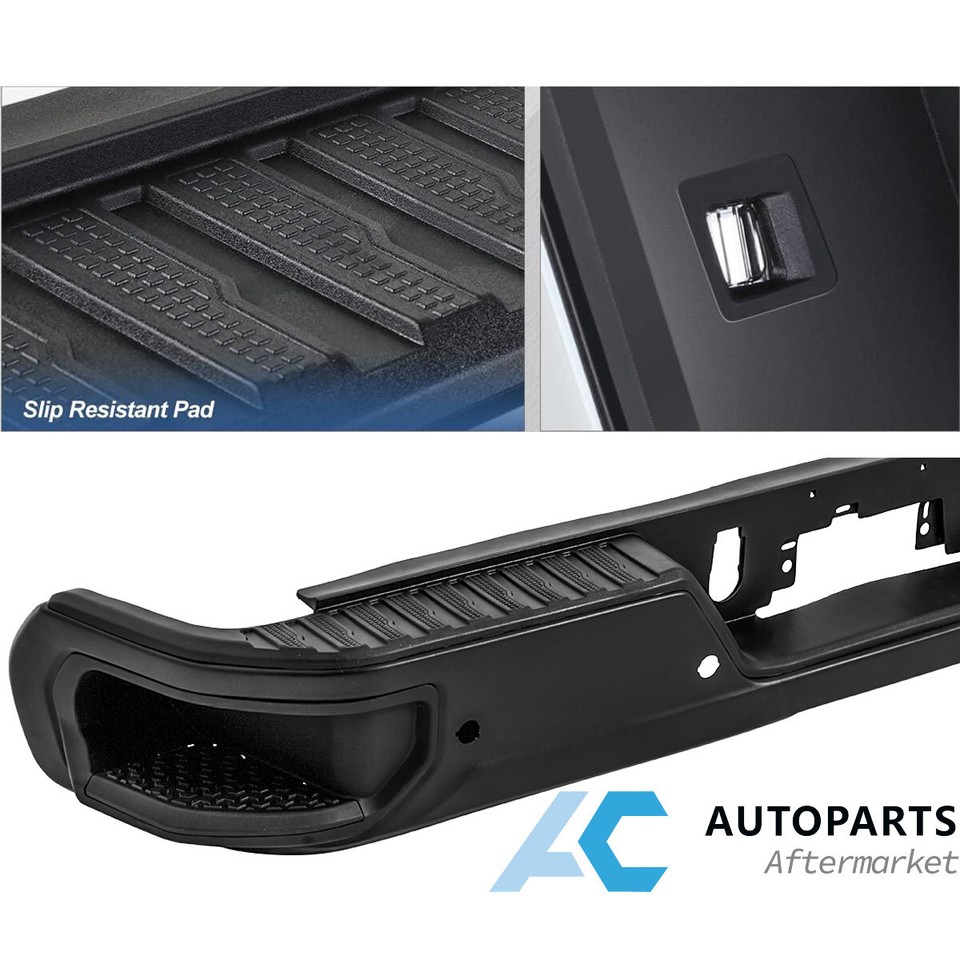 For 2019-2023 Chevy Silverado GMC Sierra Rear Bumper Assembly W/ Park ...