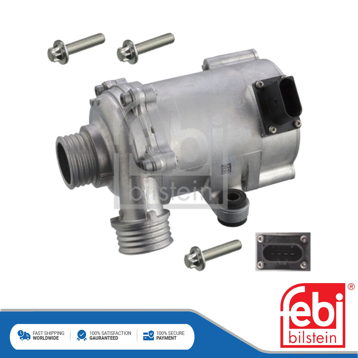 Fits BMW 3 Series Z4 4 2 1 X1 5 X3 X4 1.6 2.0 3.0 Water Pump Febi ...