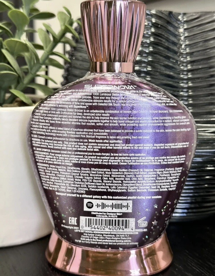 Designer Skin Super Nova Tanning Lotion 100x Stellar Bronzer SuperNova ...