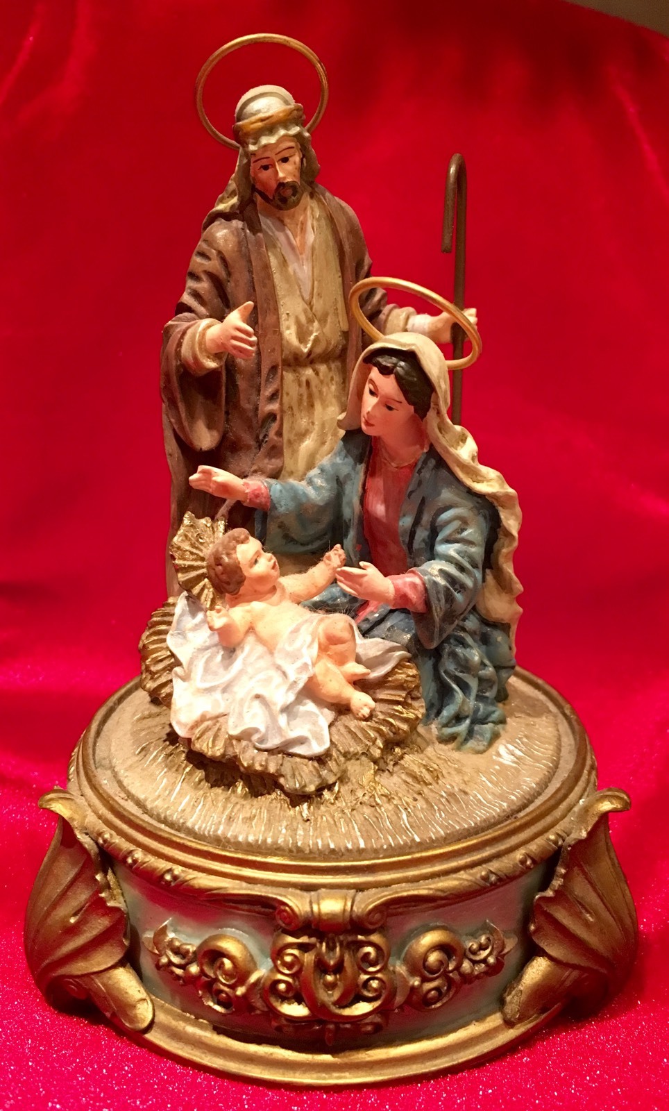 Teleflora Nativity Music Box "O Little Town of Bethlehem" | eBay