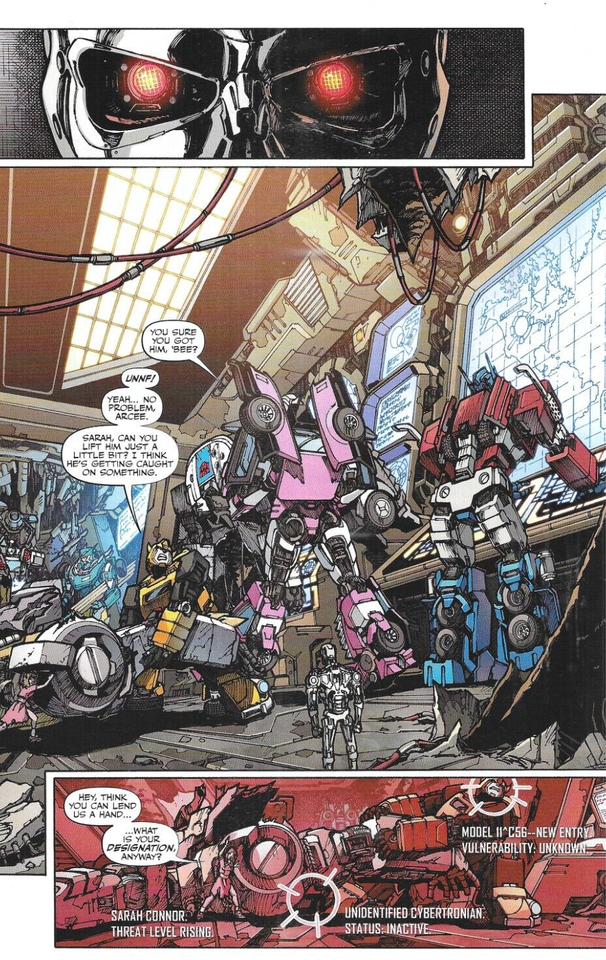 Transformers vs Terminator Comic 3 First Print Cover B Variant 2020 ...