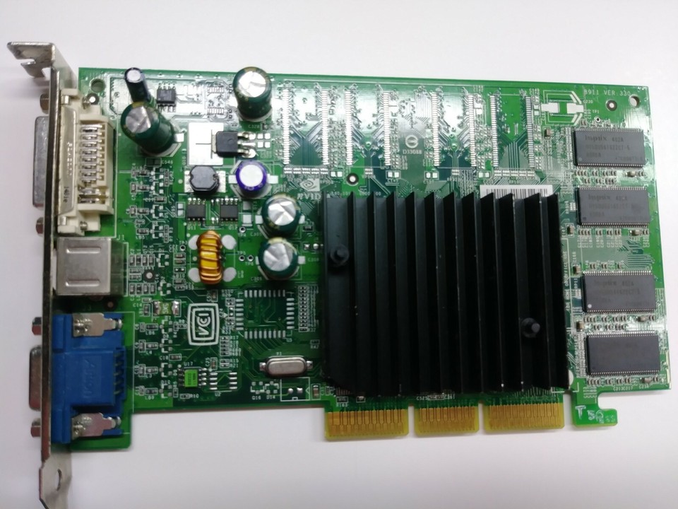 Nvidia GeForce4 MX440 180-10162-0000-C00 P162 AGP, For Parts Only. | eBay