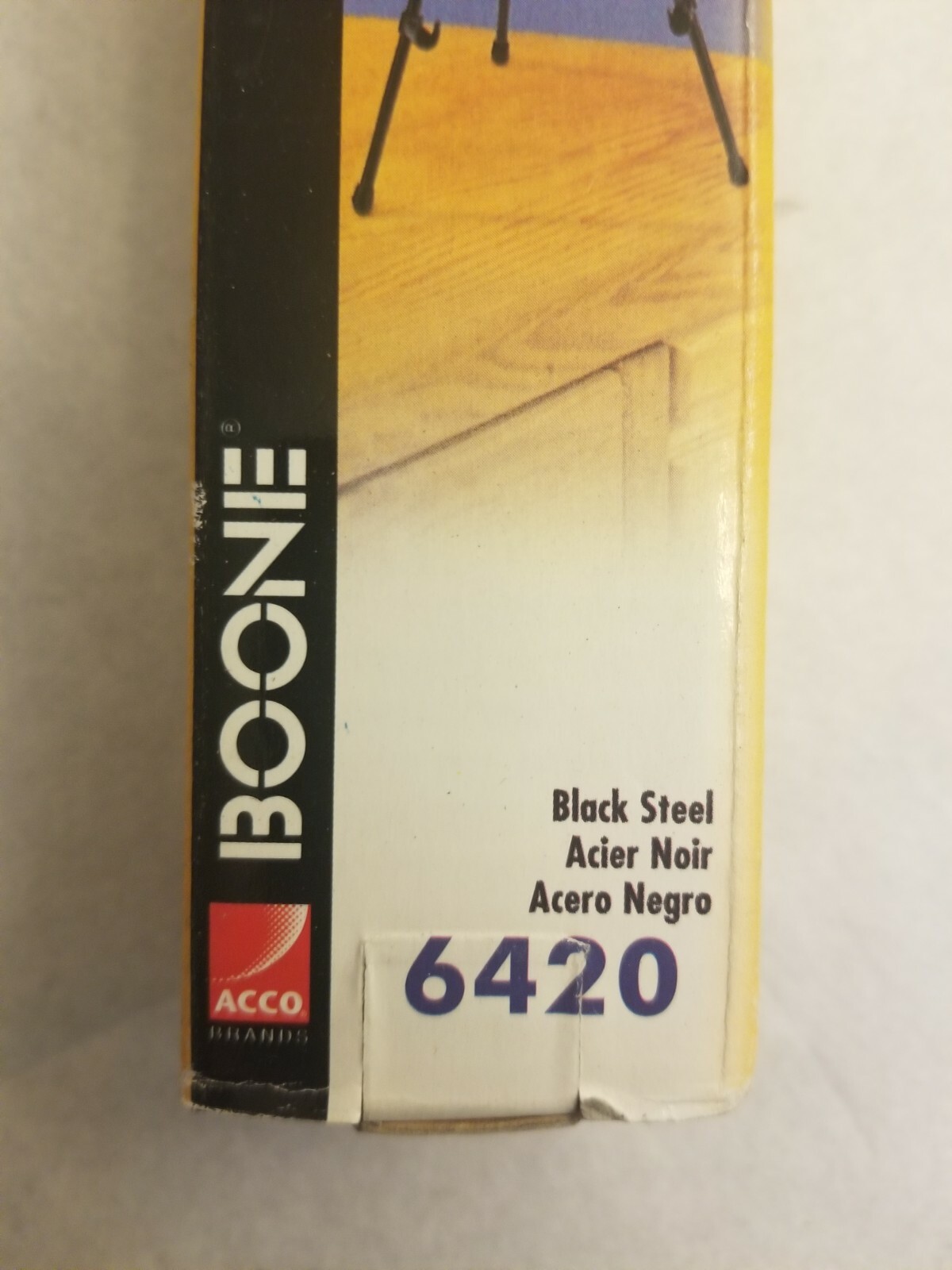 Tabletop Easel ACCO Boone black steel #6420 13 3/4" presentations art ...