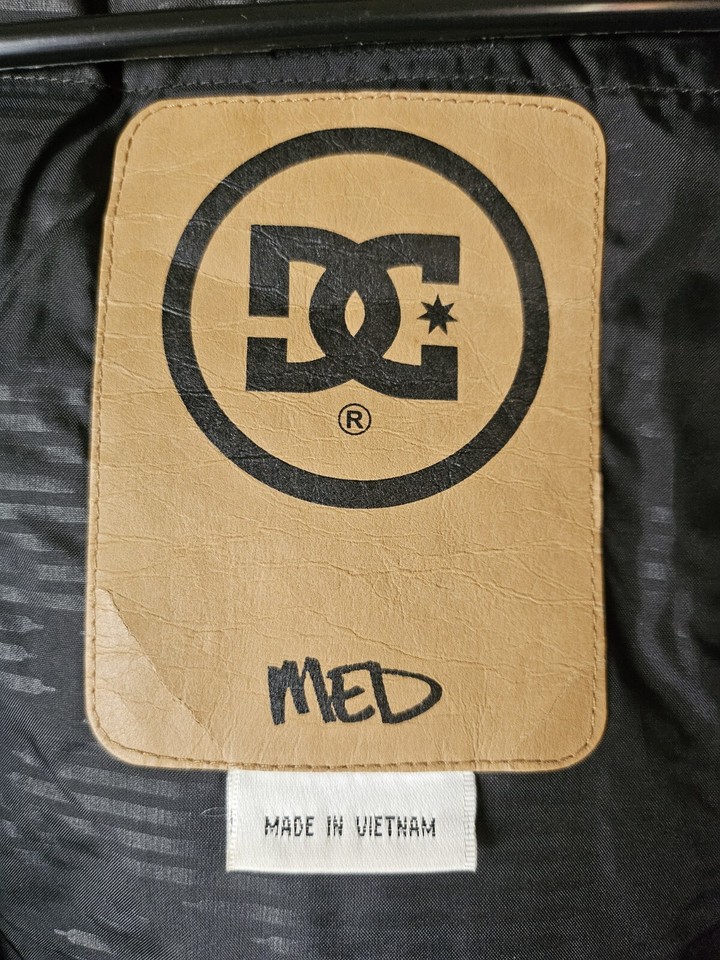 DC Snowboarding Jacket Detachable Hood Full ZIP Skiing Snow Mens Medium ...