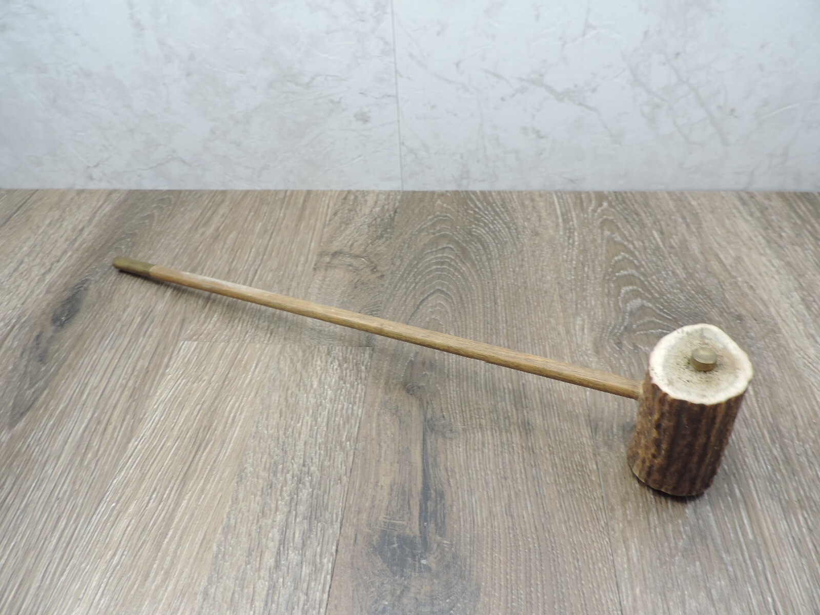 Muzzleloader Starter or Pistol Ramrod Antler Handle Lead Hammer Head 13 ...