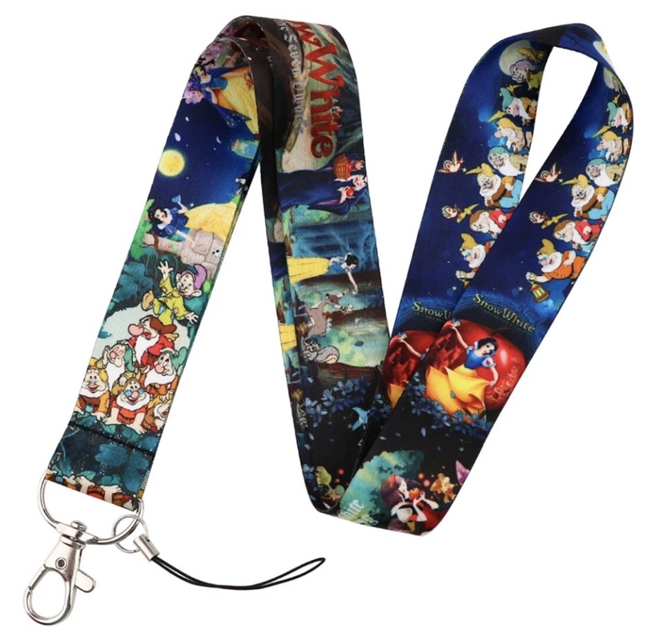 Disney Characters Lanyard Card/Badge/ID Holder Pin Trading Neck Straps ...