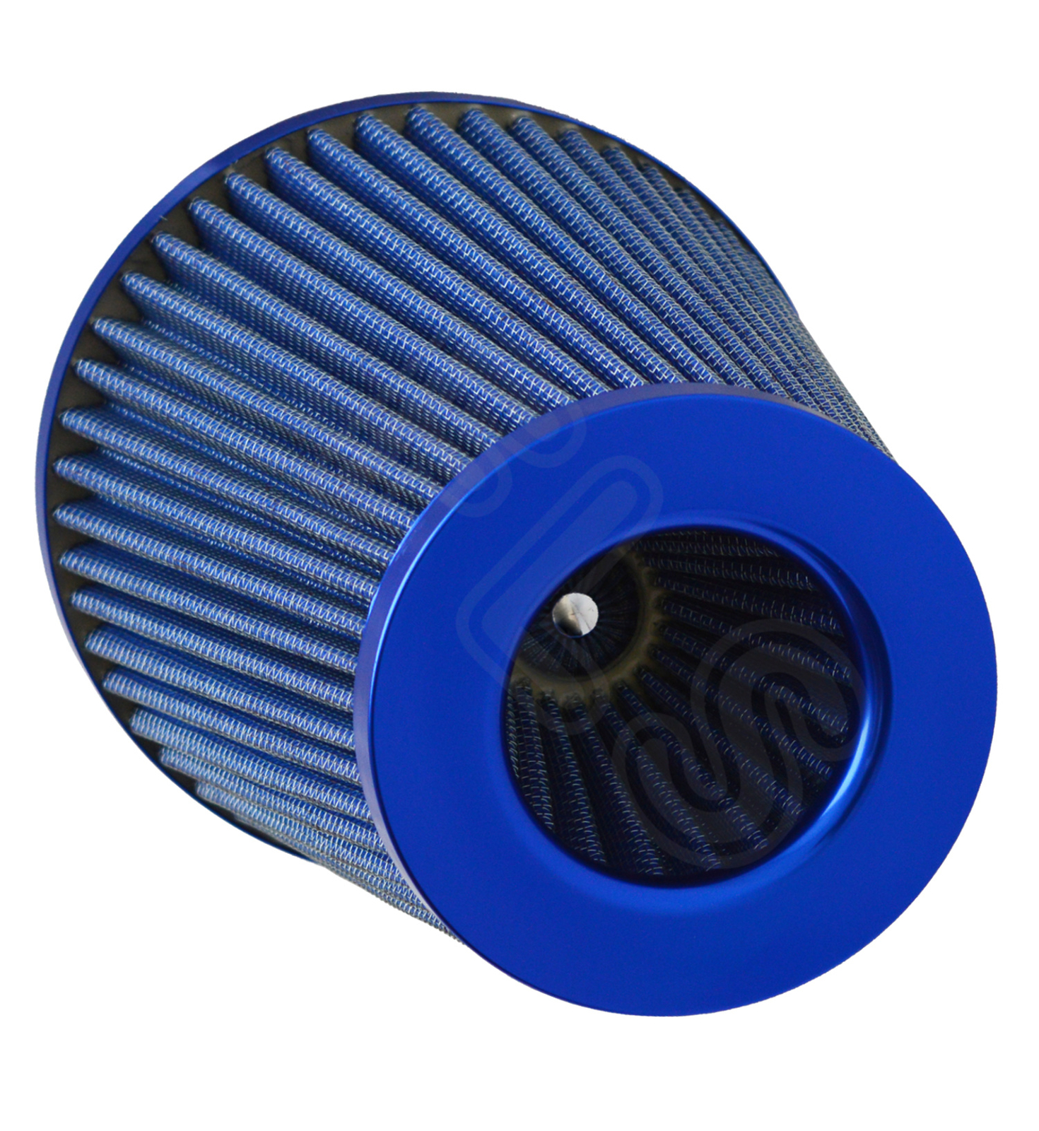 UNIVERSAL PERFORMANCE COLD AIR FEED PIPE AIR FILTER KIT BLUE 2103BF-SSY ...
