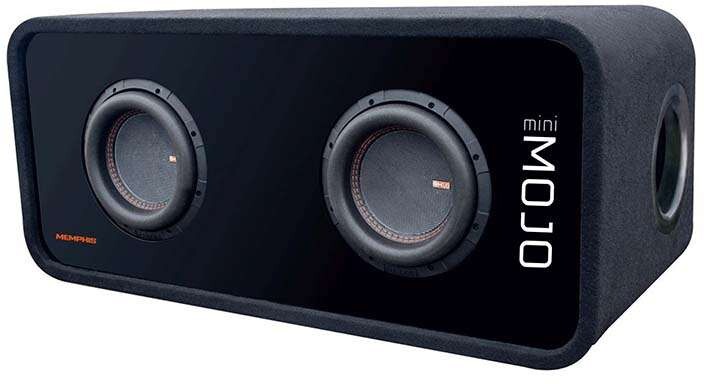Memphis Audio Mojo Mini Dual 8" Loaded Subwoofer Enclosure | eBay