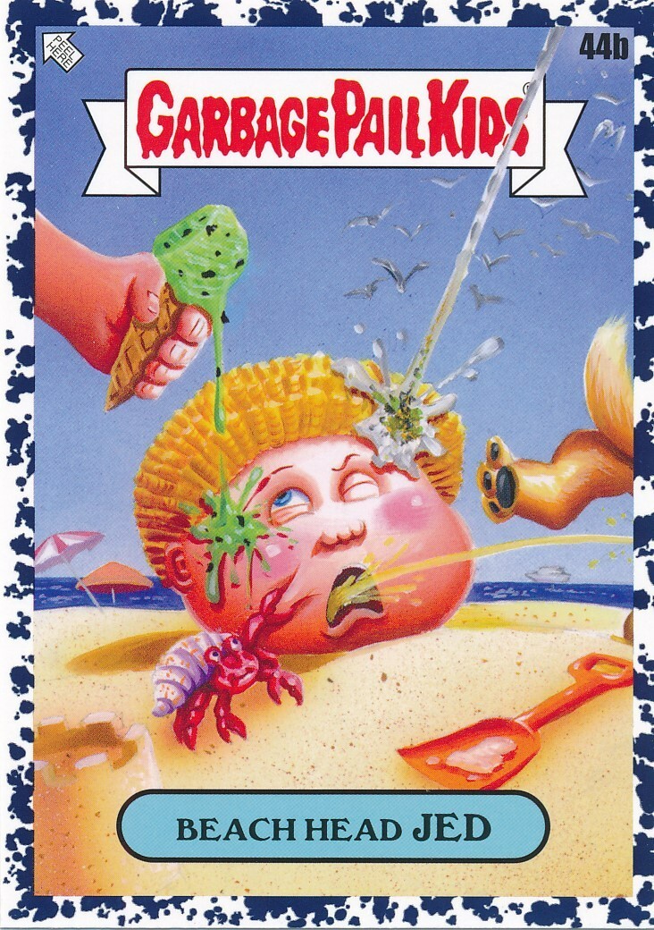 44b BEACH HEAD JED 2023 GPK Garbage Pail Kids Go On Vacation BRUISED ...