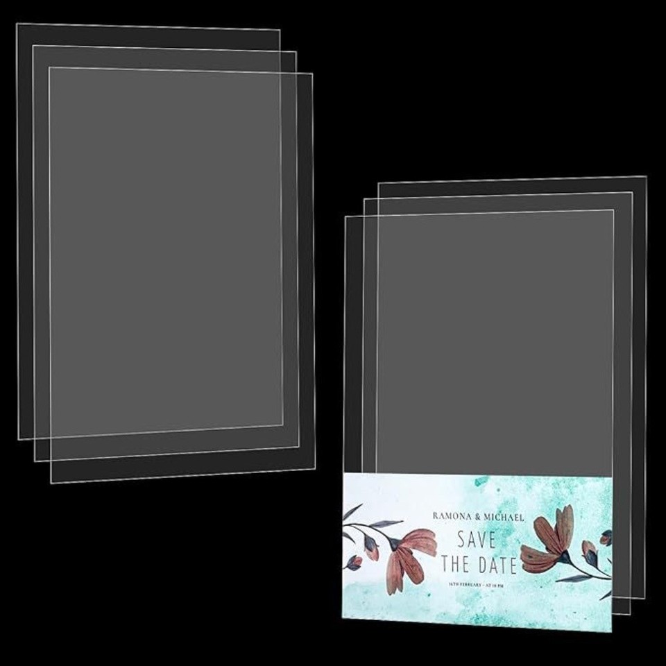 Clear Acetate Sheets Crafting Acetate Sheets Heat Embossing Compatible ...