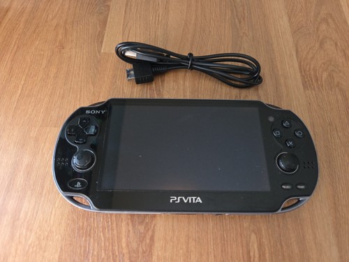 PlayStation PS VITA Console Wi-Fi Model Crystal Black PCH-1000 ZA01 US ...