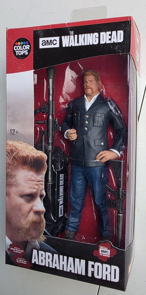 NEW AMC THE WALKING DEAD ABRAHAM FORD FIGURE MCFARLANE TOYS Color Tops ...