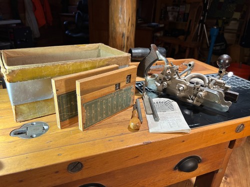 Antique 1922 Stanley No 45 Combination Plane Complete w/ Cutters In ...