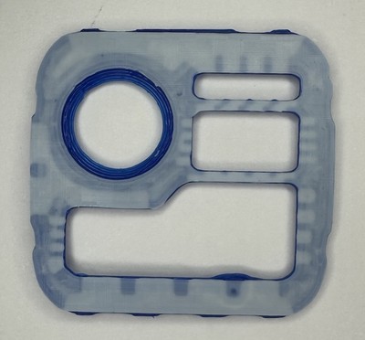 Blue And White Custom Face Plate For Casio Royale AE1200 - FACE PLATE ...