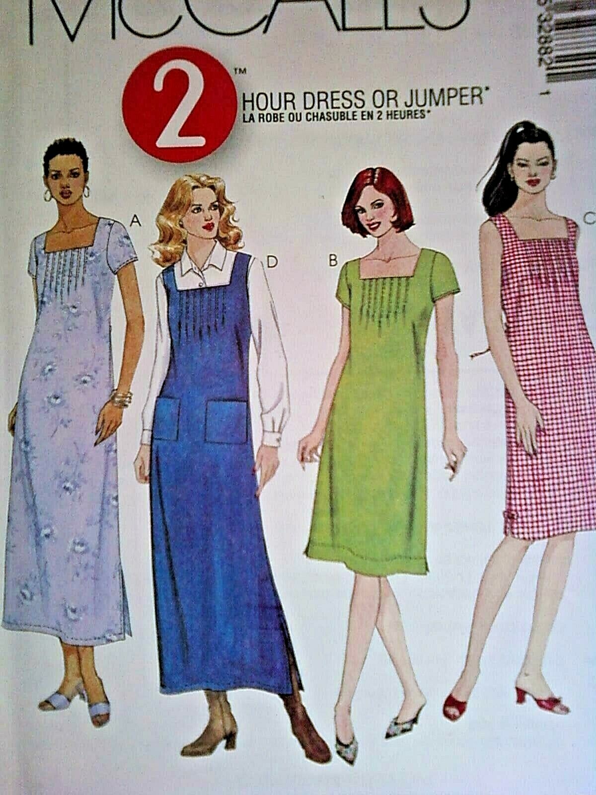 L@@K! OOP MCCALL'S SEWING PATTERNS-JR/MISSES/WOMEN'S PLUS SIZES:3/4-24 ...