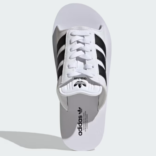Adidas Women's Gazelle Beach Slide Slippers 'White/Black' - JQ7420 ...