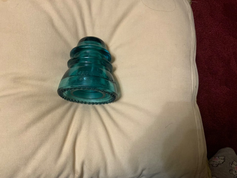 Rare VINTAGE GLASS INSULATOR 42 Hemingray NICE | eBay