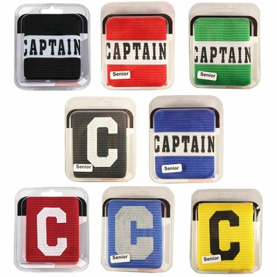 CAPTAINS ARMBAND - PRECISION CAPTAIN ARM BAND ADULTS & KIDS - FOOTBALL ...