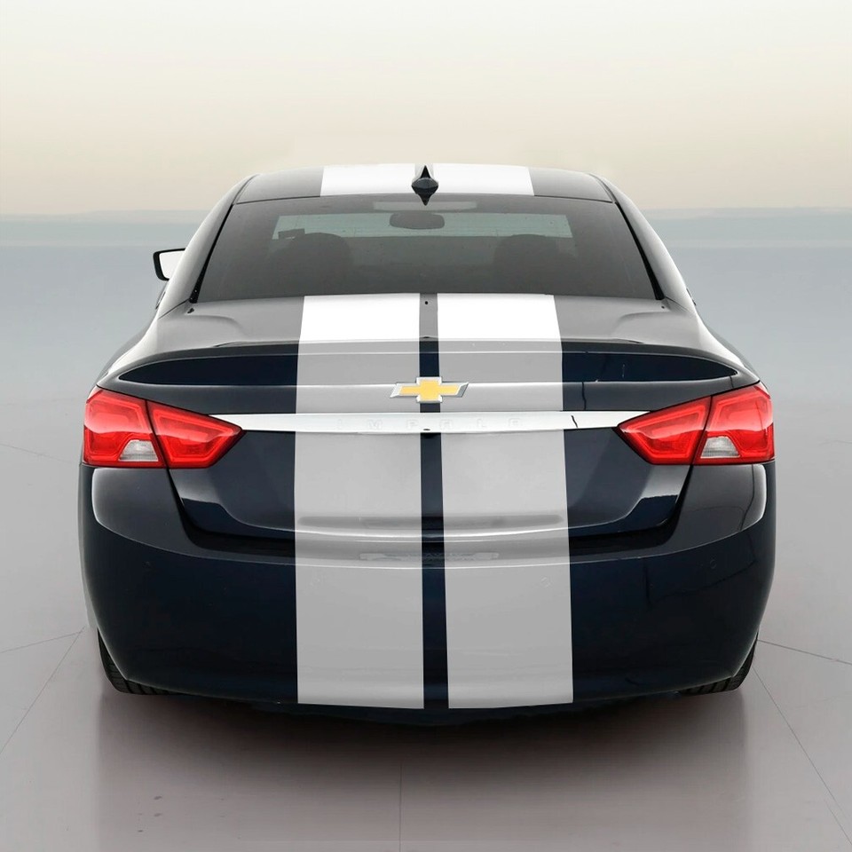 10" VINYL RALLY STRIPES RACING STRIPE KIT HOOD TRUNK ROOF For CHEVY ...