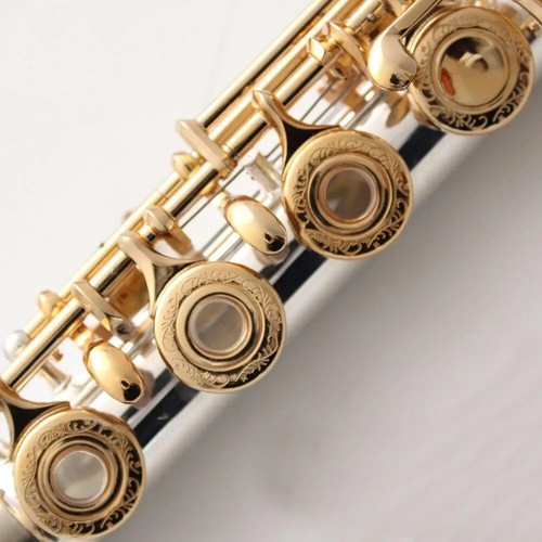 Flute 481 Engraving Hand Carved Keys Gold Plating Flutes | eBay