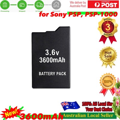New Rechargeable Battery for PSP 1000 and 1002 Sony PlayStation ...