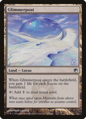 Glimmerpost [Scars of Mirrodin] Magic MTG | eBay