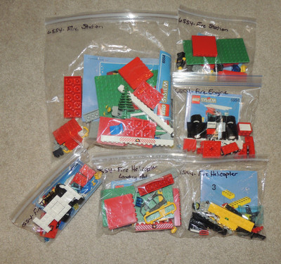 Lego Set 6554, Blaze Brigade, Town, Complete w/ Minifigures and Manual ...